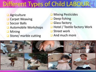 presentation on Child labour | PPTX