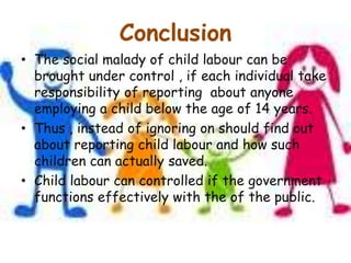 Child labour | PPTX
