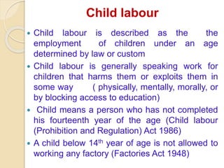 Child labour | PPTX