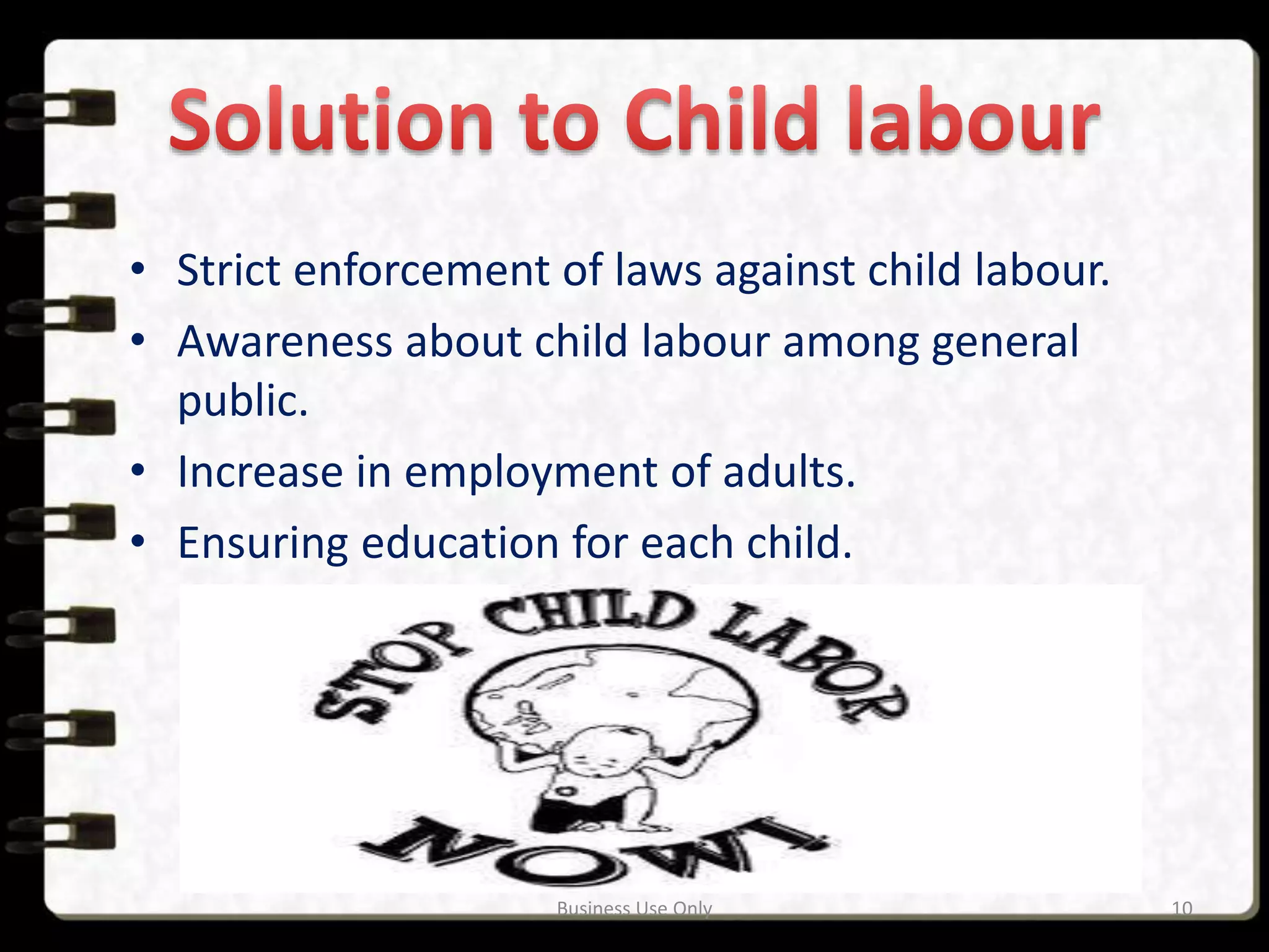 Child Labour, Causes & Solution | PPTX