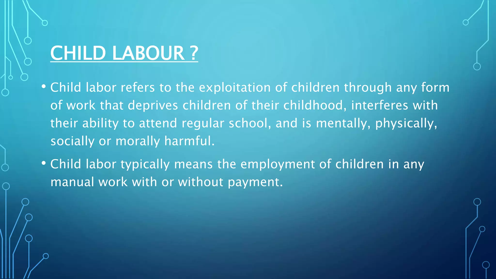 Child labour | PPT