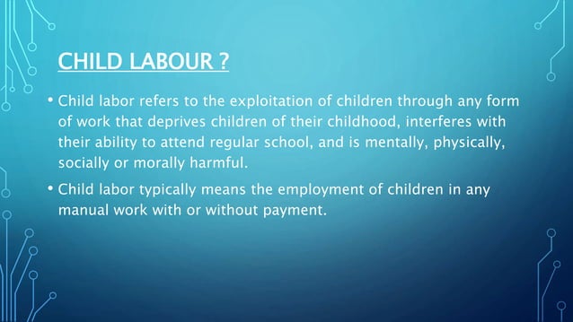 Child labour | PPT