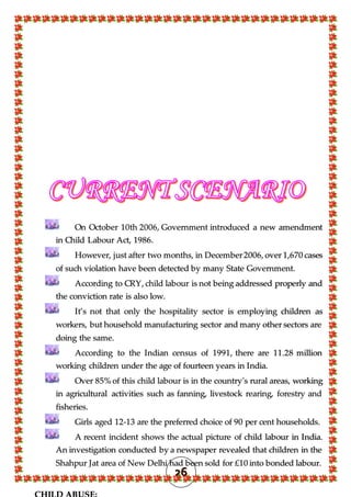 Child Labour in India | DOCX