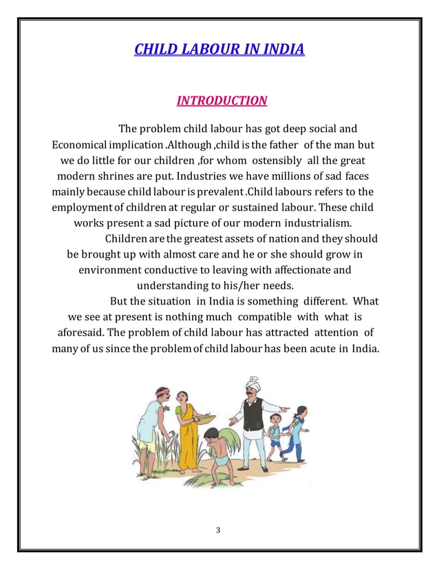 Child labour | DOCX