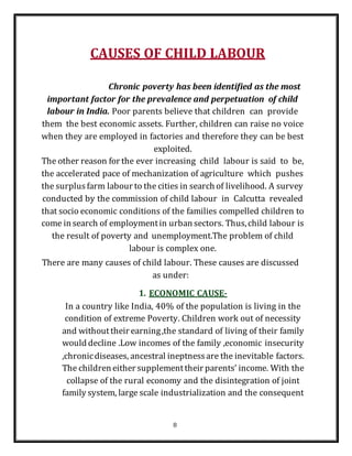 Child labour | DOCX