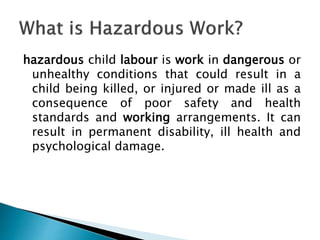 Child labour | PPT