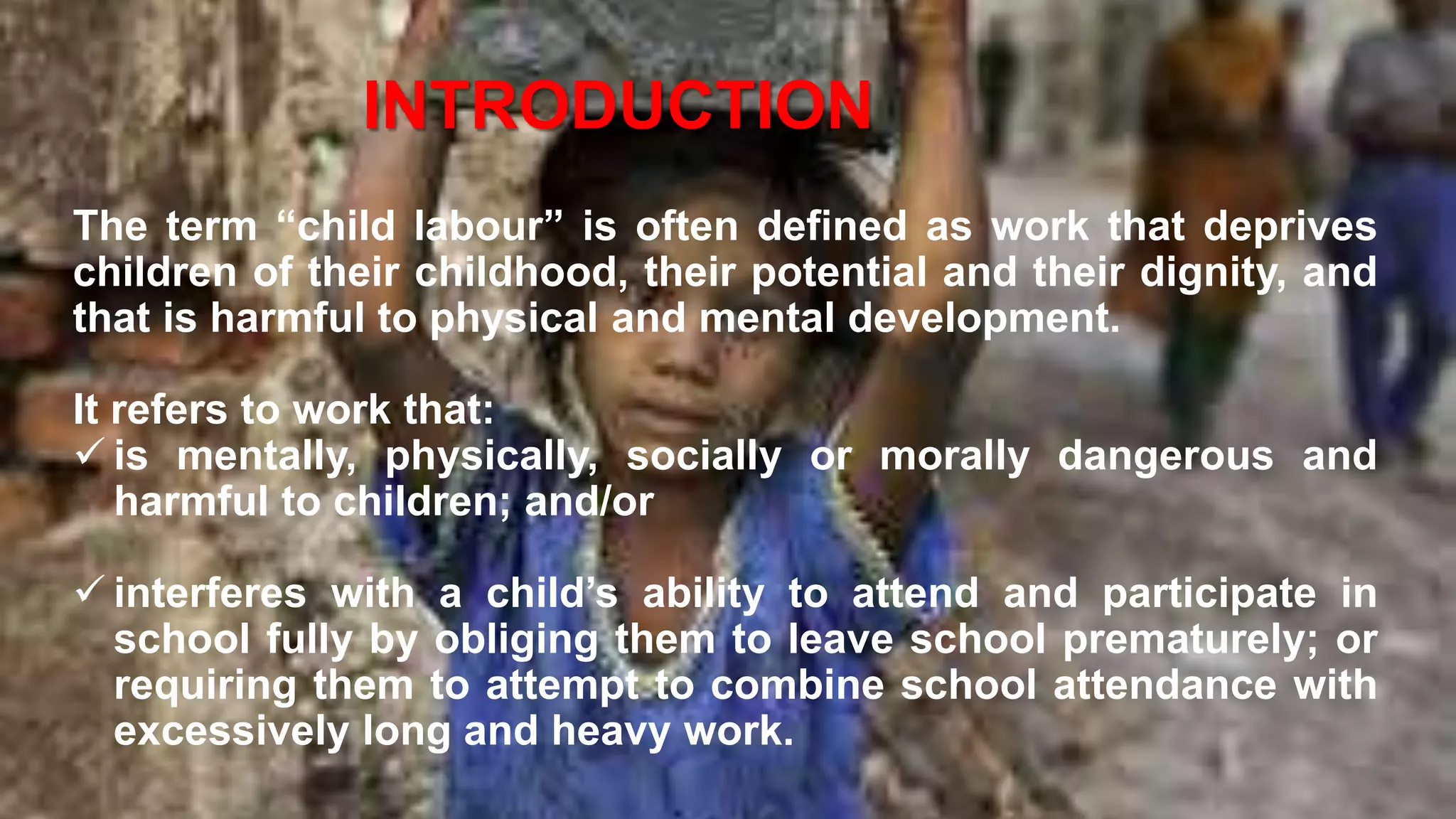 Child labour | PPTX