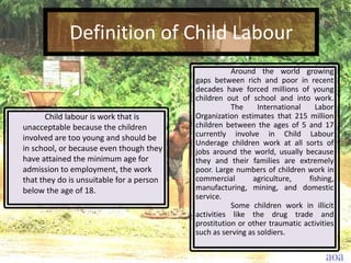 Child labour presentation | PPT