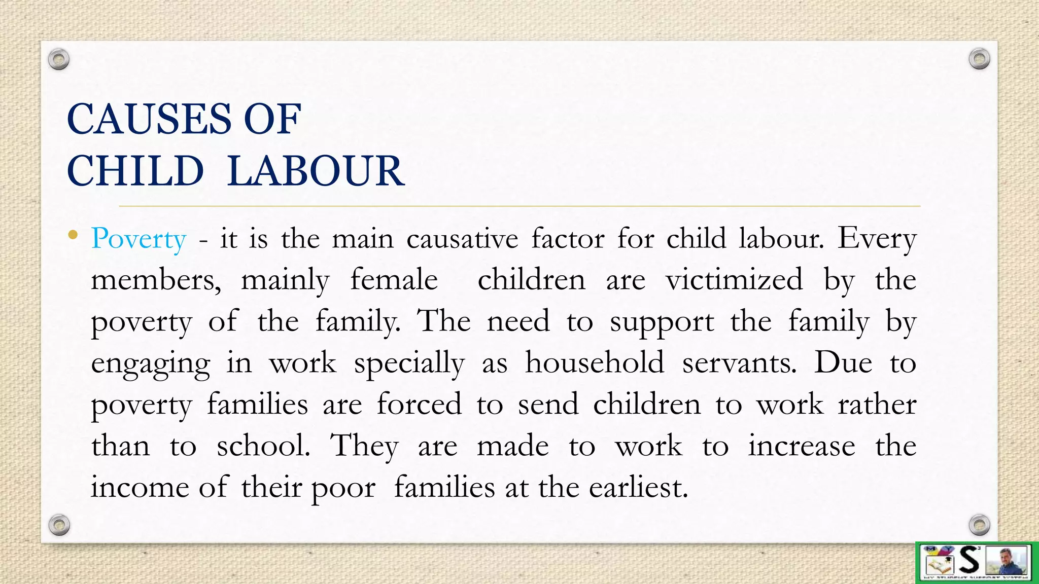 Child labour in english | PPTX