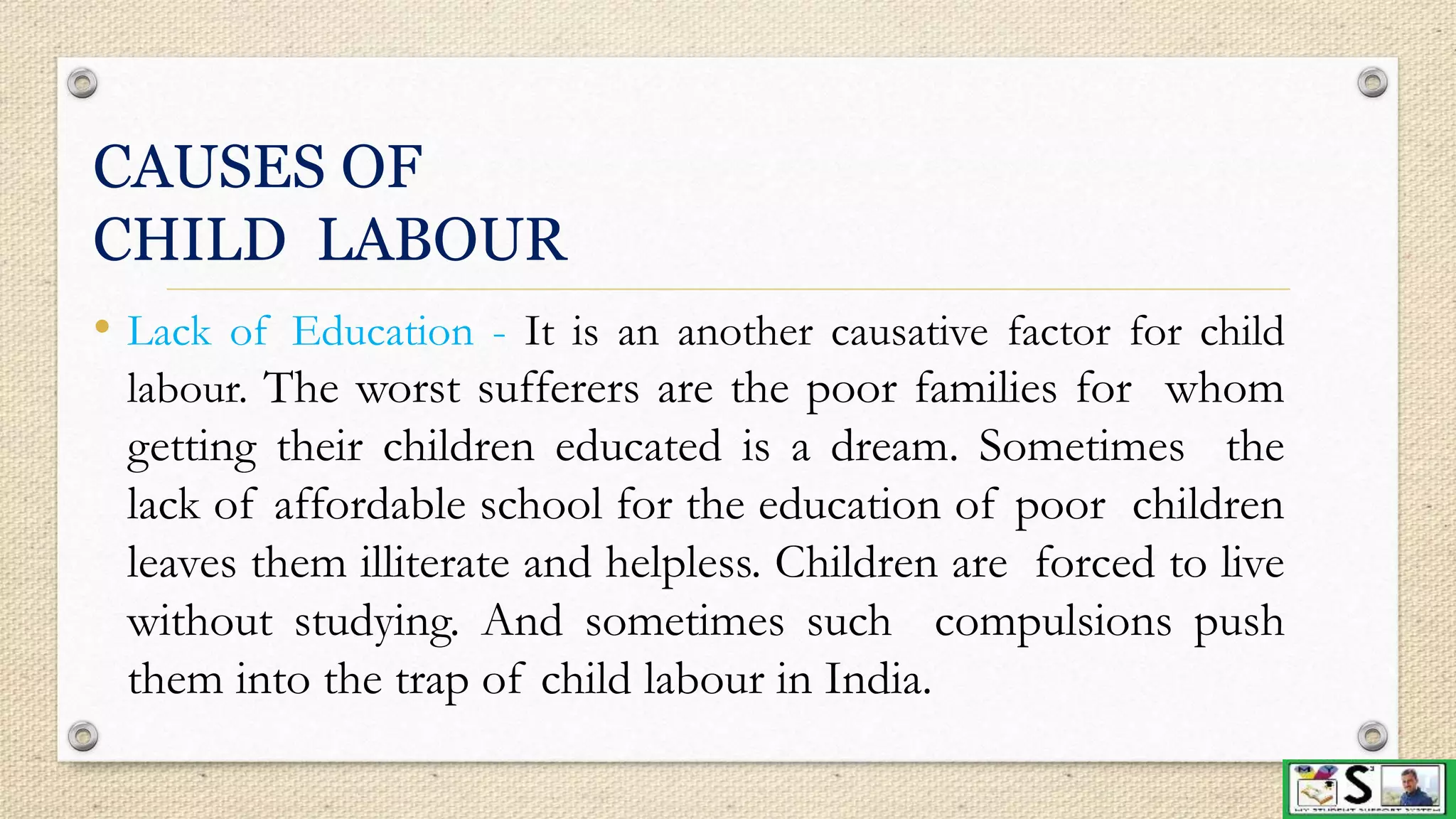 Child labour in english | PPTX | Parenting Children Aged 4-11 | Parenting