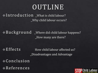 Presentation Sample - Child labour | PPT