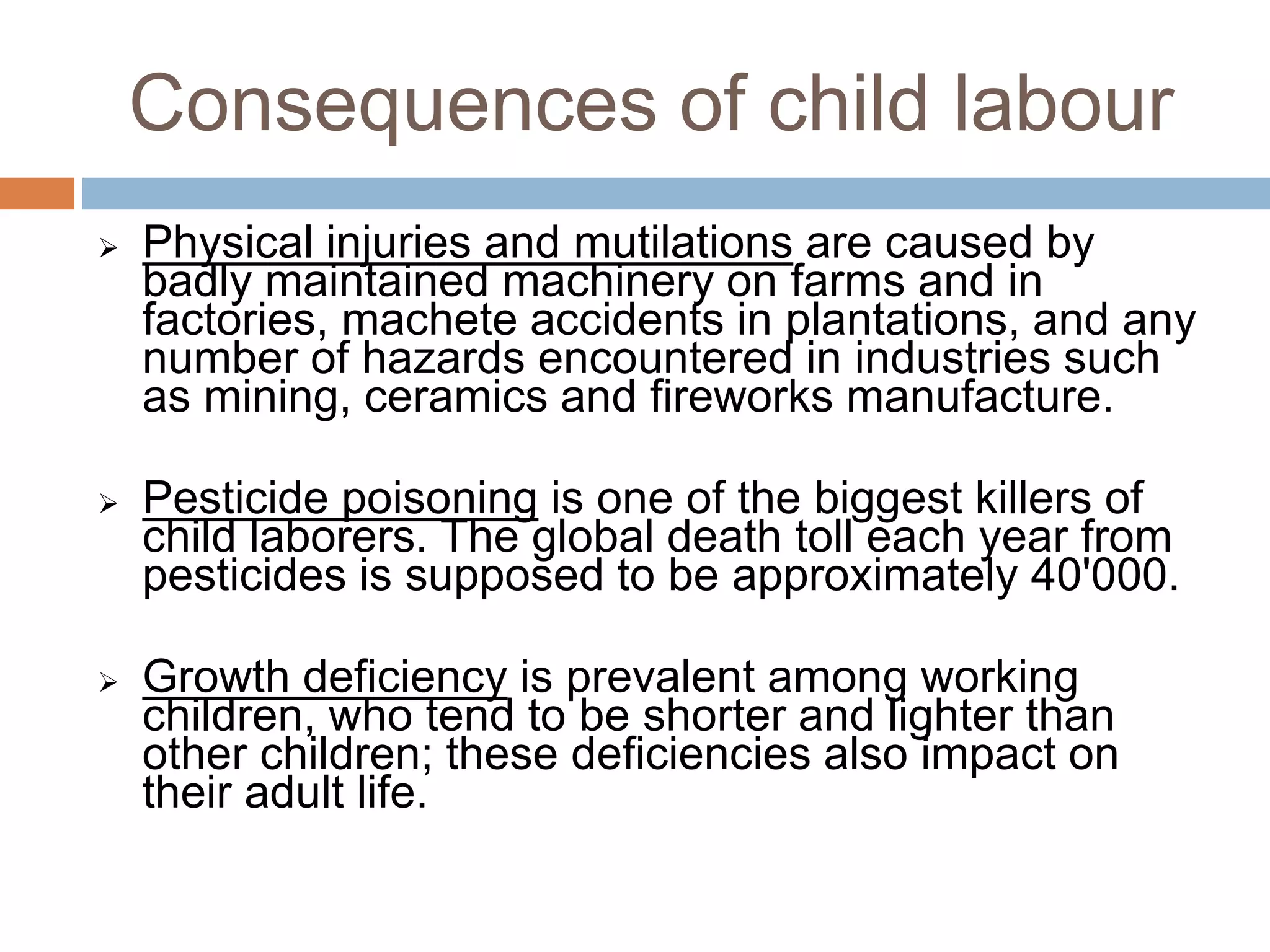Child labour eng lab precentation | PPTX