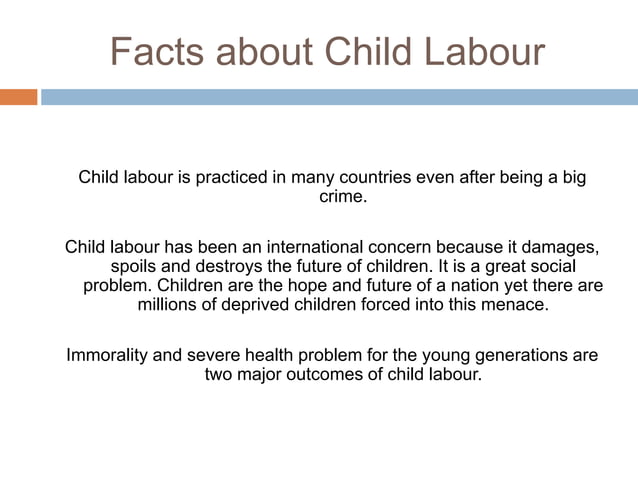 Child Labour Essay | PPTX