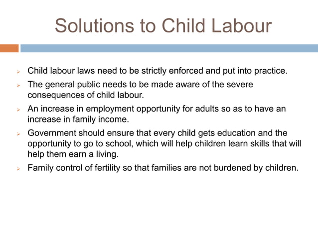 Child Labour Essay | PPTX