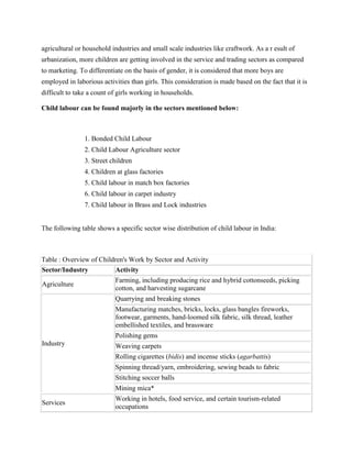 Child Labour: An Inter-temporal Approach | PDF