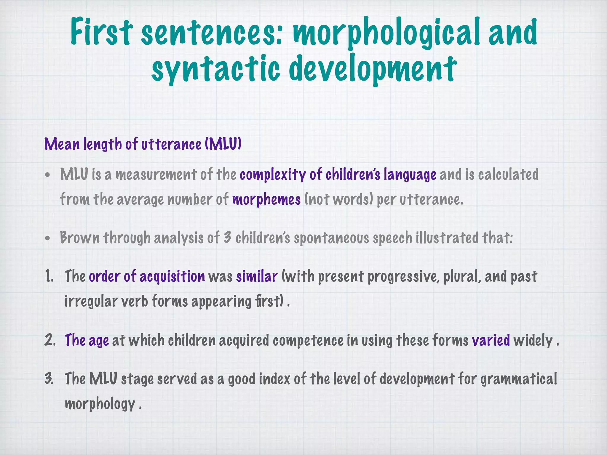 Child language acquisition | PDF