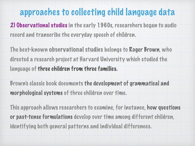 Child language acquisition | PDF