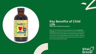 ChildLife First Defense drops for child’s immunity.pptx