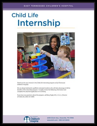 Child Life Internship Program | PDF