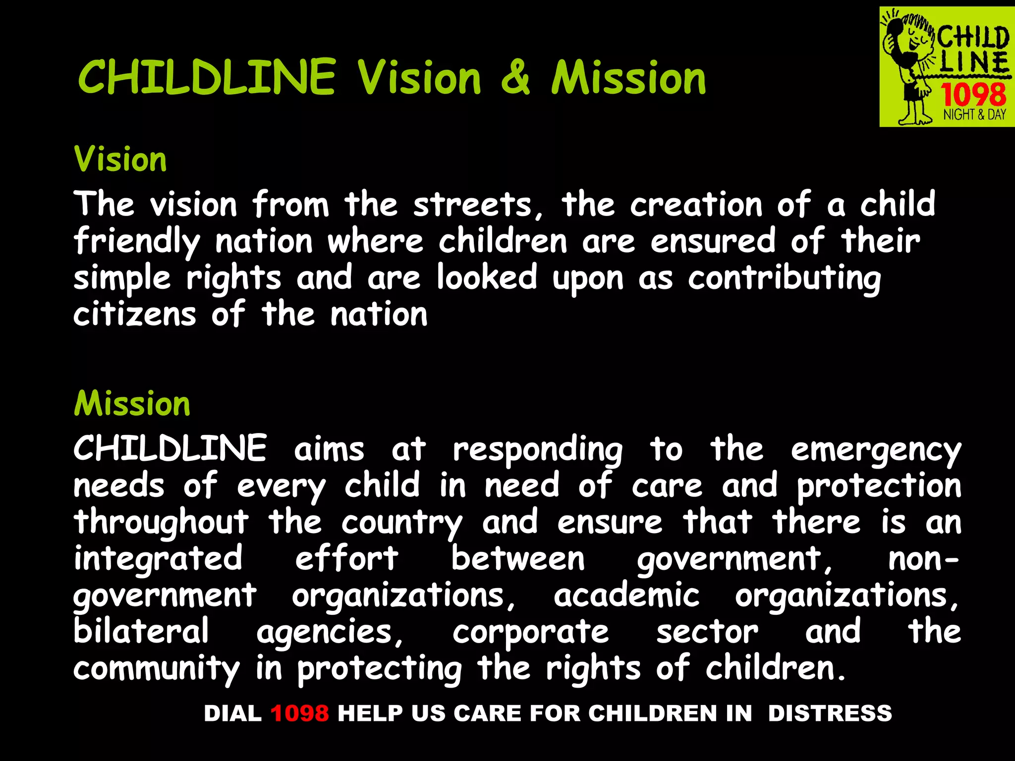 Child line 1098 | PPT