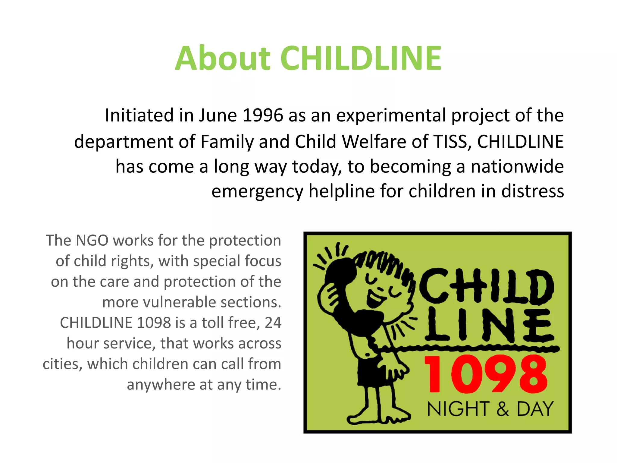 Childline case study | PPTX