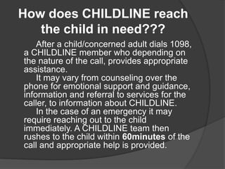 Childline india foundation | PPTX