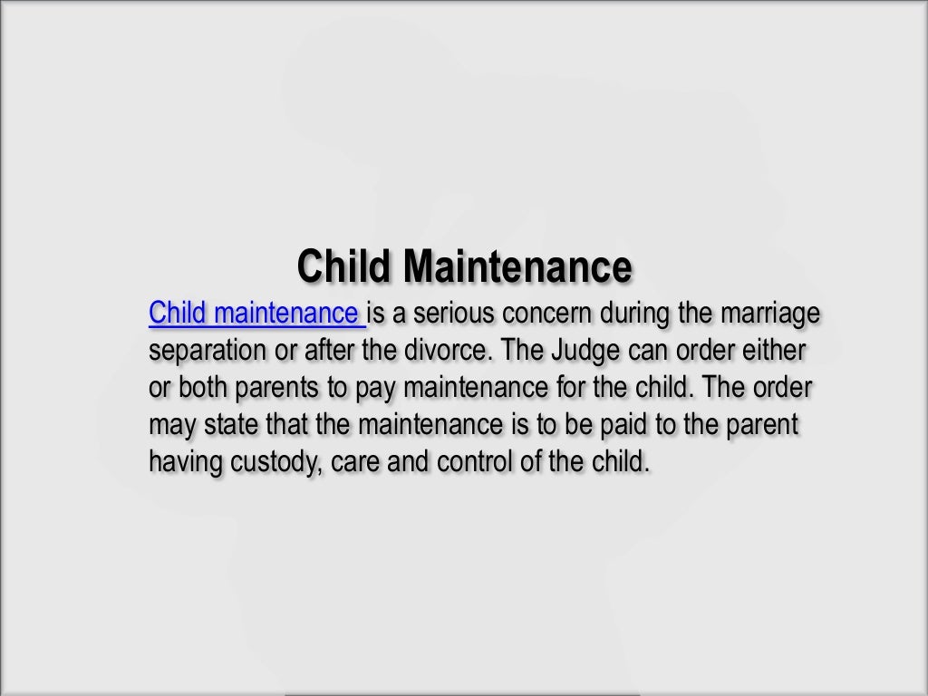 Child Maintenance child-maintenance