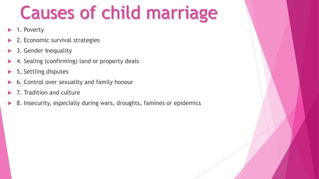 Child marriage | PPTX