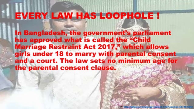Child marriage ppt for mch .final assignment | PPTX | Reproductive ...