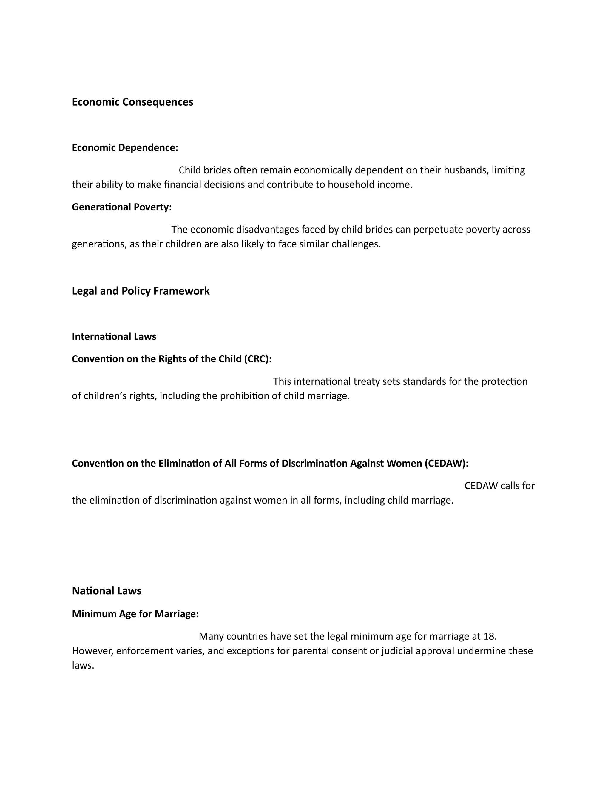 Child Marriage report causes and effects | PDF