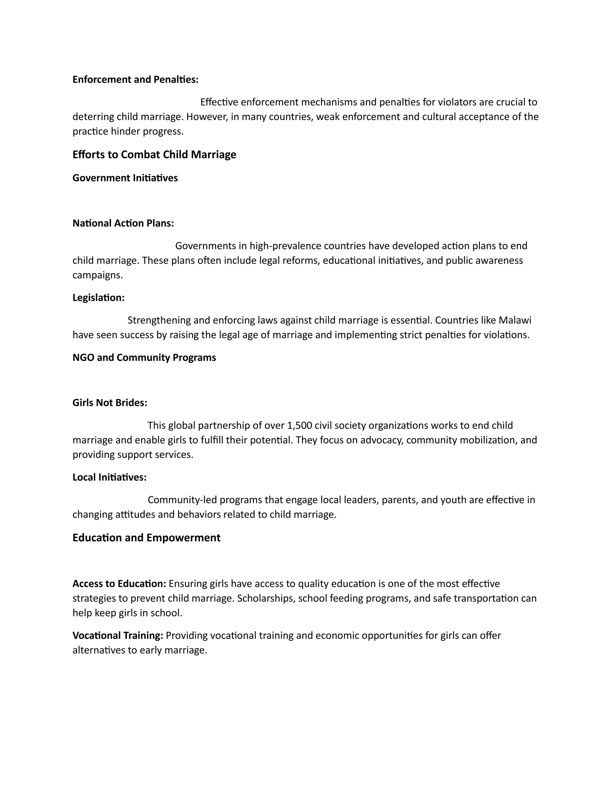 Child Marriage report causes and effects | PDF