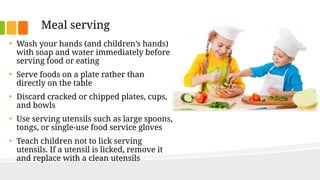 Child meal safety. food born ilness food safety | PPTX