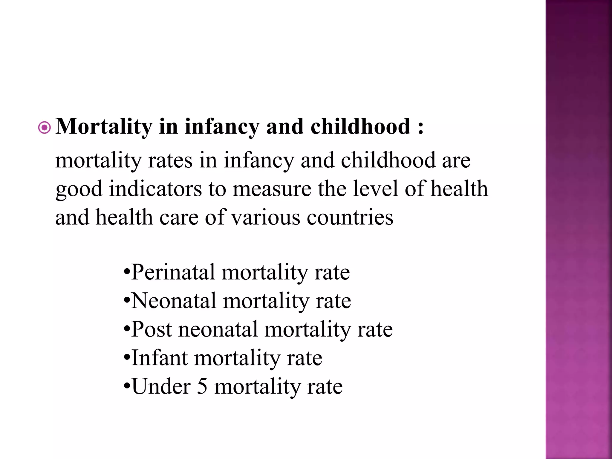 CHILD MORBIDITY AND MORTALITY RATES.pptx