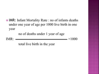 CHILD MORBIDITY AND MORTALITY RATES.pptx