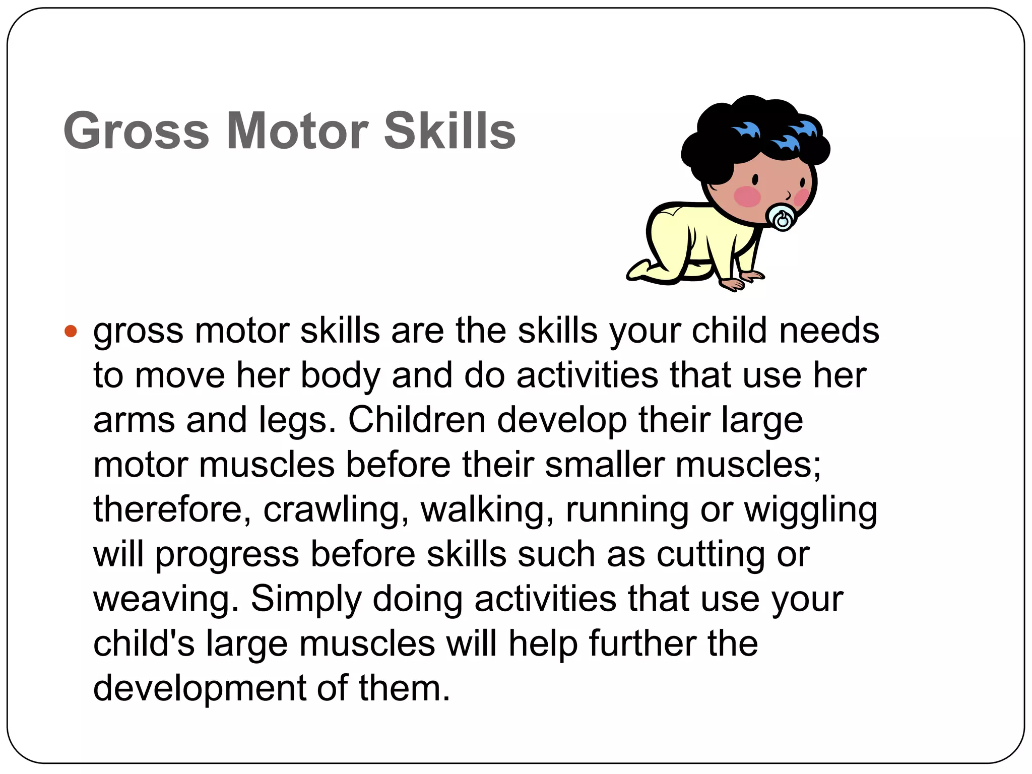 Child motor development | PPTX