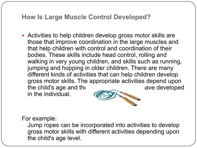 Child motor development | PPTX