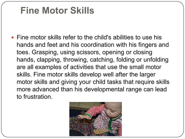 Child motor development | PPT