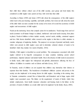 Child neglectance | PDF