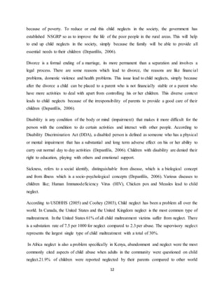 Child neglectance | DOCX