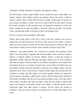 Child neglectance | PDF