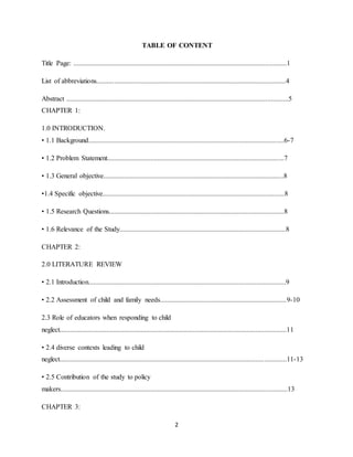 Child neglectance | DOCX