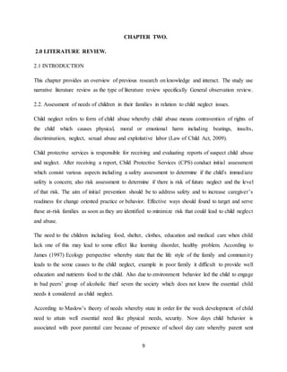 Child neglectance | DOCX