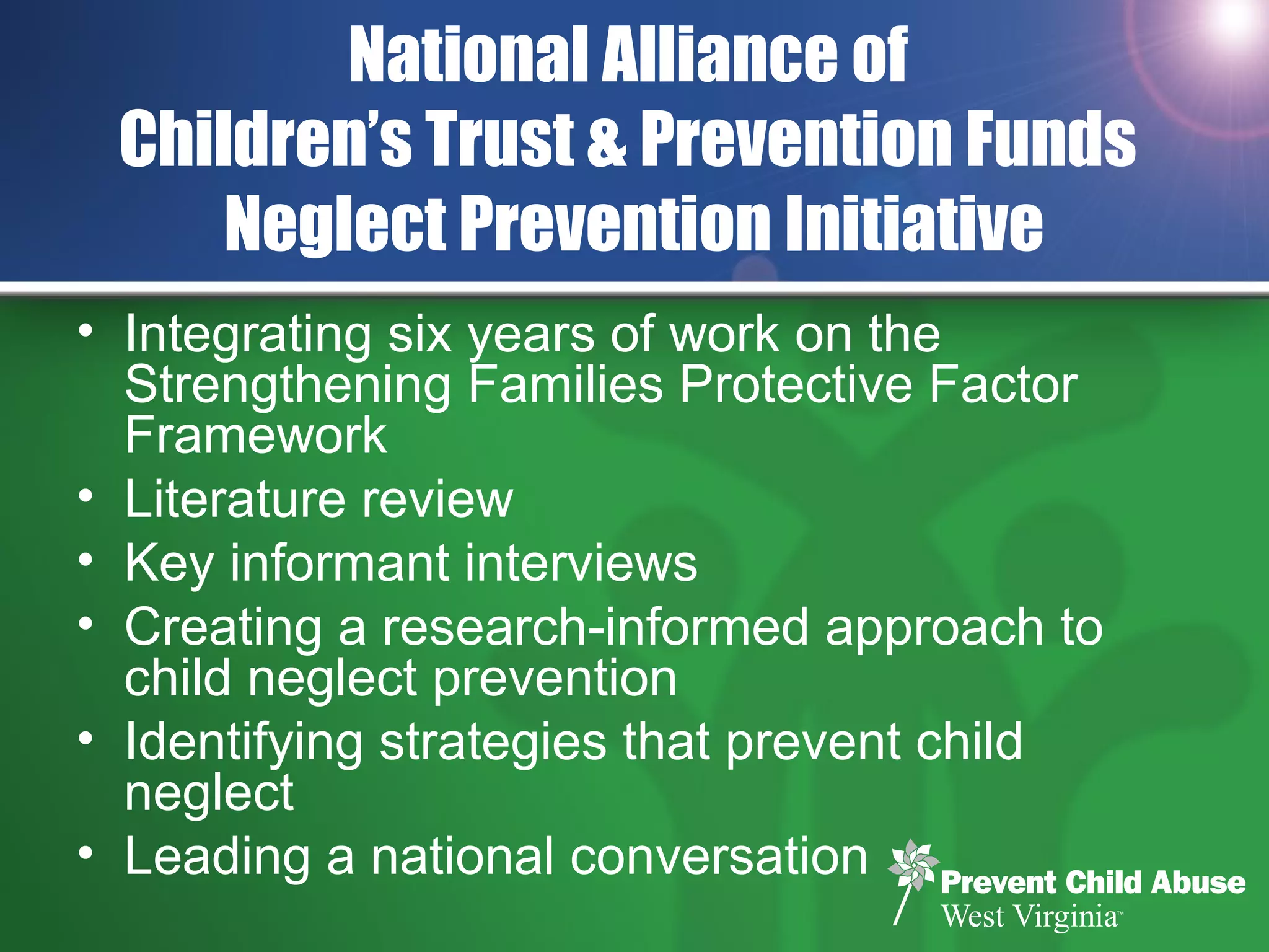 Building Healthy Communities and Preventing Child Neglect | PPT