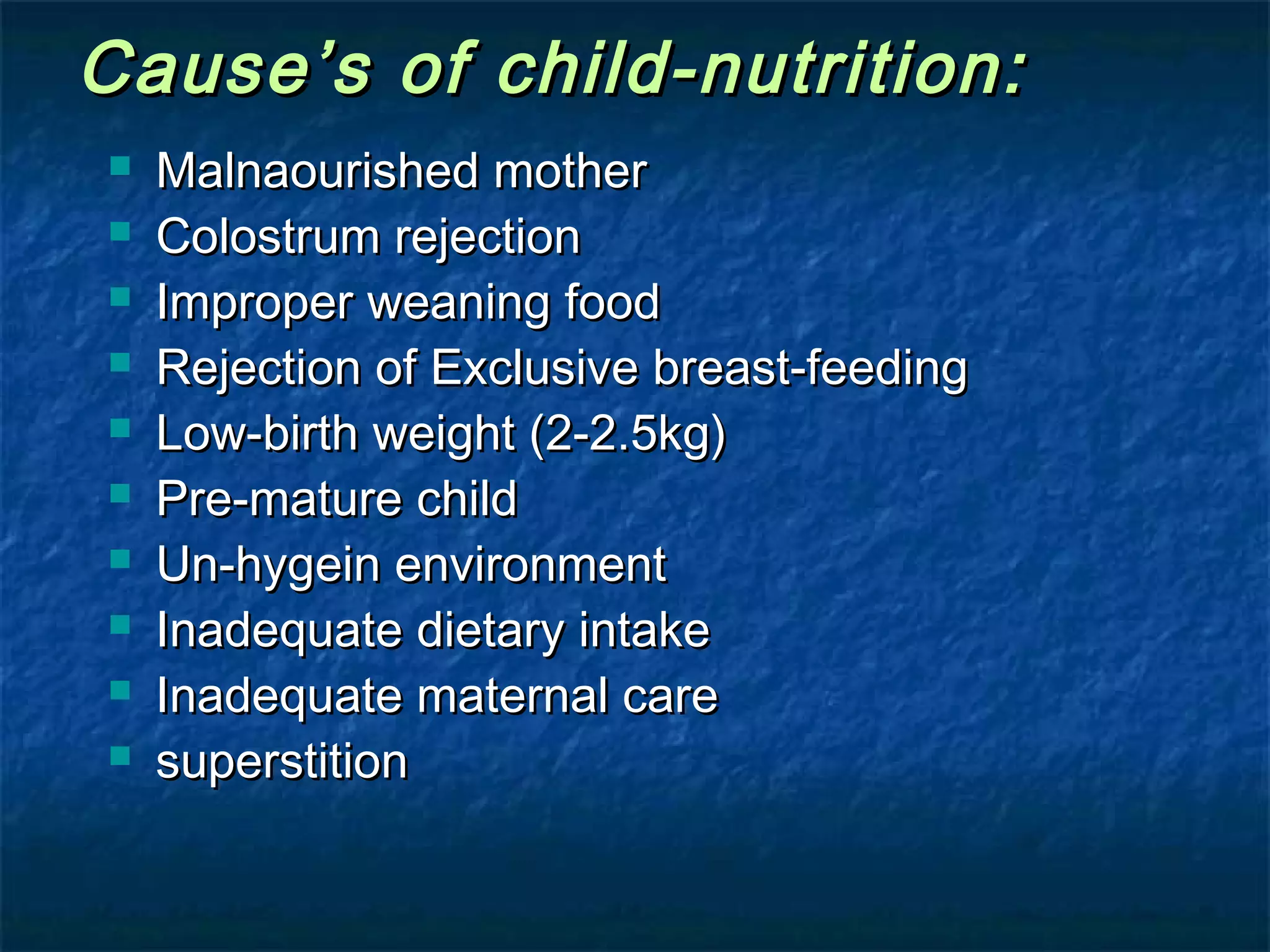 Child nutrition | PPT