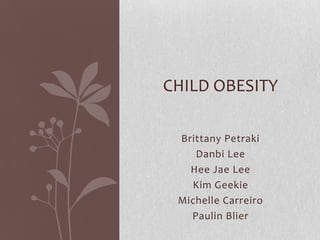 Child obesity | PPTX