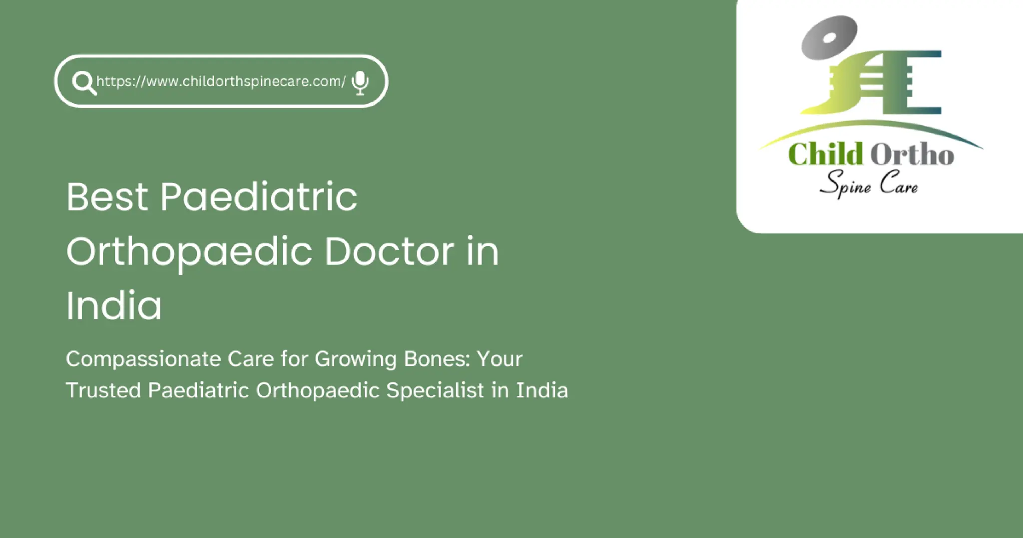 child ortho spine care in Delhi and India too!! | PPT