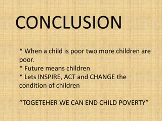 Child poverty | PPTX