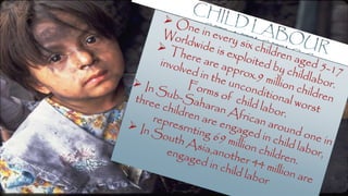 Child labour -a major problem in our nations | PPT