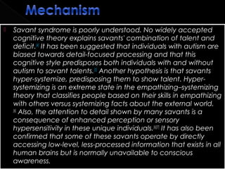 Child prodigy,savant and late boomers | PPT
