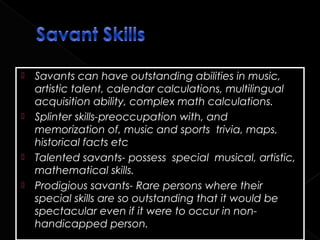 Child prodigy,savant and late boomers | PPT